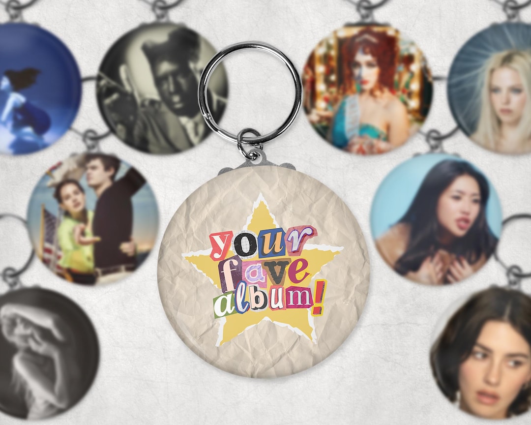 Custom Album Cover Keychains - Etsy