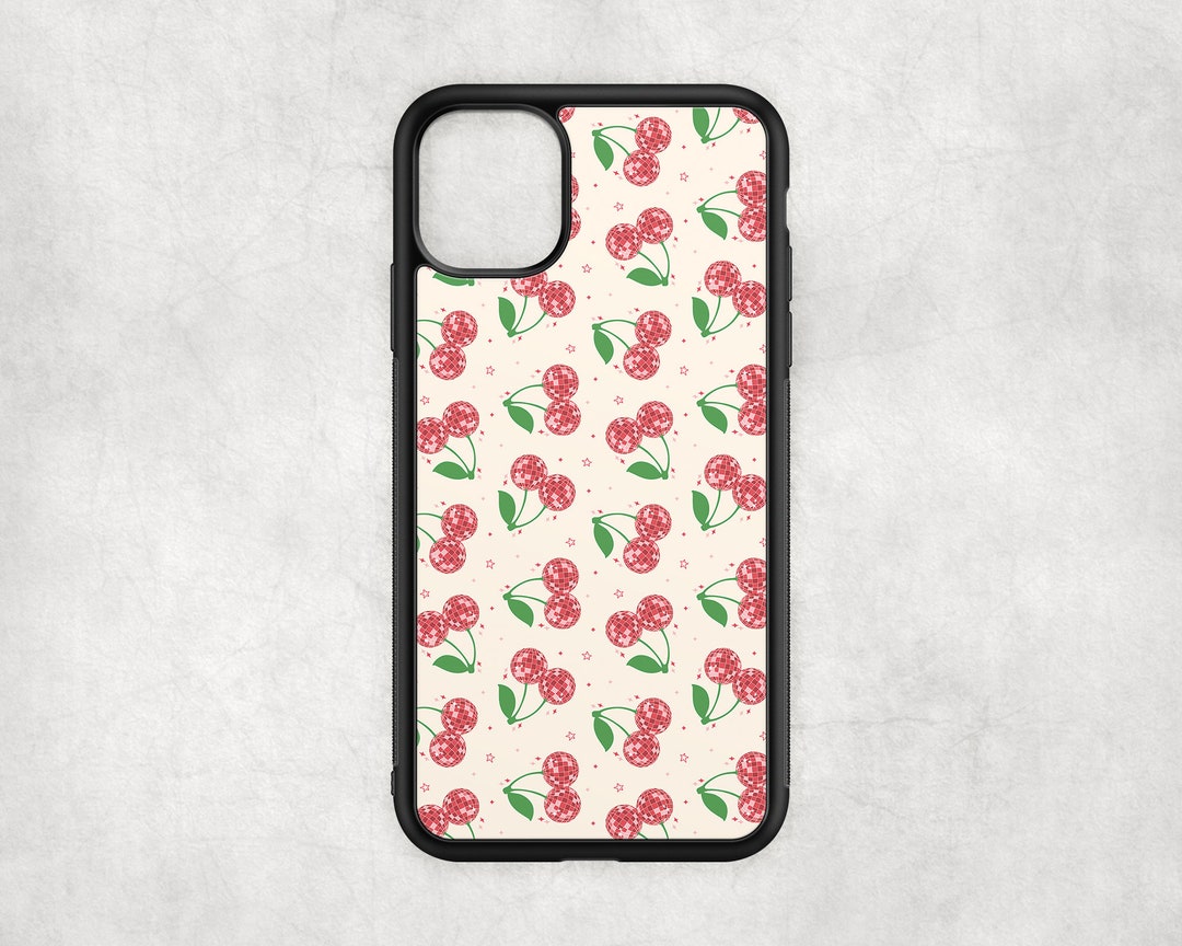 Discoball Cherries Mirrorball Aesthetic Phone Case - Etsy