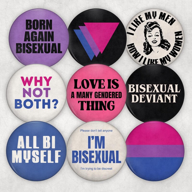 Bisexual Pride Pins - Etsy