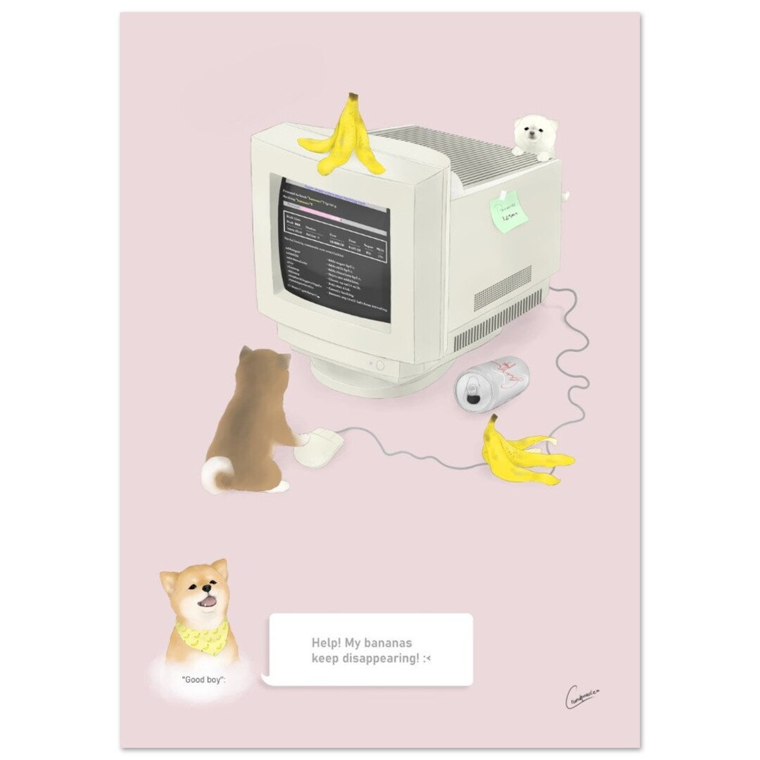 The Banana Hack Premium Matte Poster A3 - Etsy