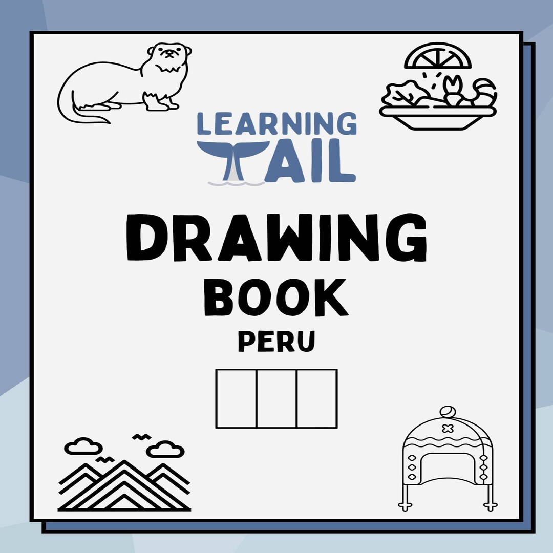 Learn About Countries: Peru Coloring Drawings for Kids! - Etsy