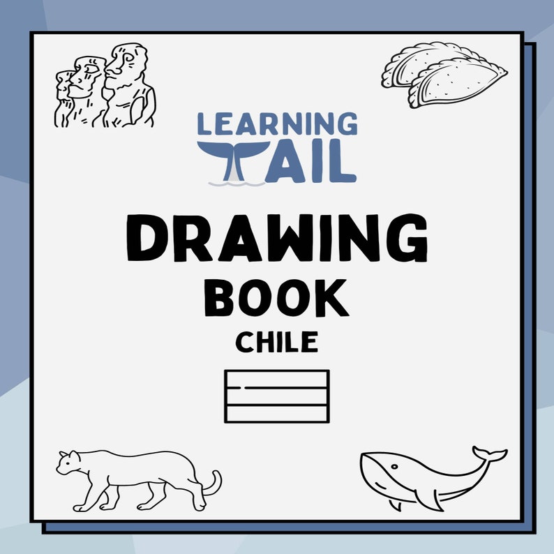 Learn About Countries: Chile Drawings for Kids! - Etsy