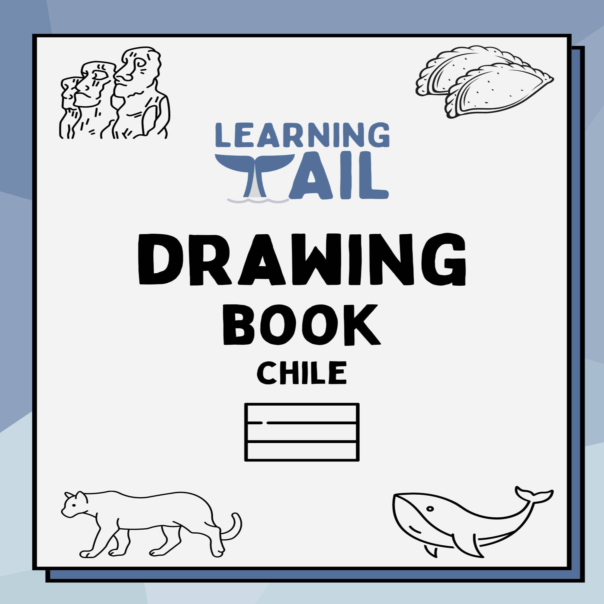 Learn About Countries: Chile Drawings for Kids! - Etsy