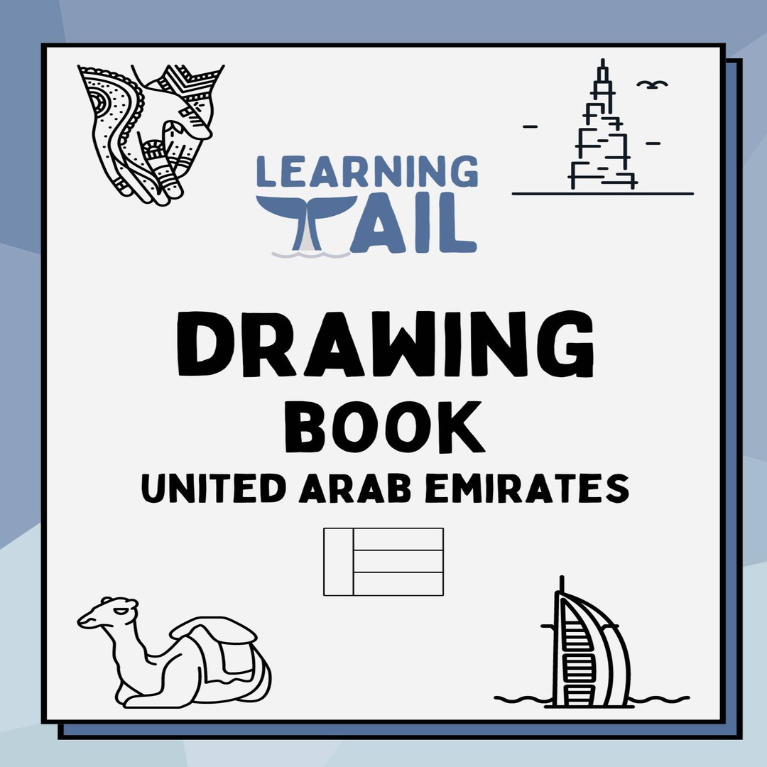 Learn About Countries: United Arab Emirates Drawings for Kids! - Etsy