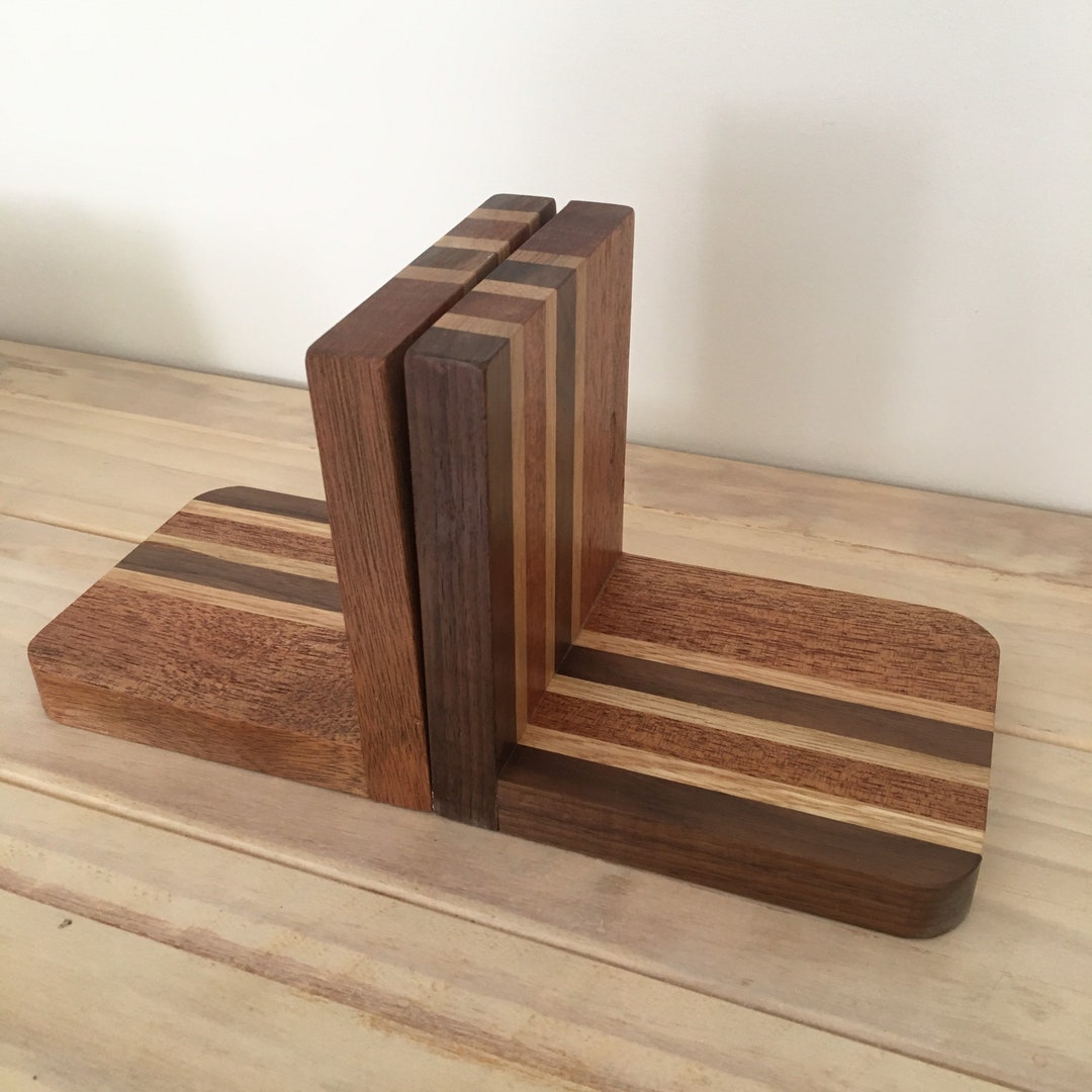 Handmade Wood Bookends - Etsy