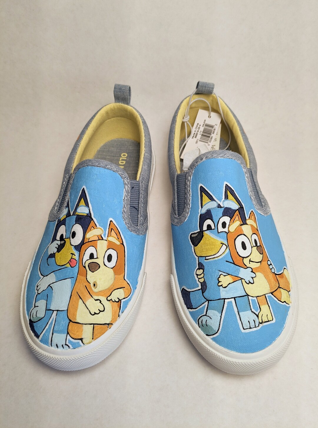 Bluey Inspired Hand Painted Shoes - Etsy
