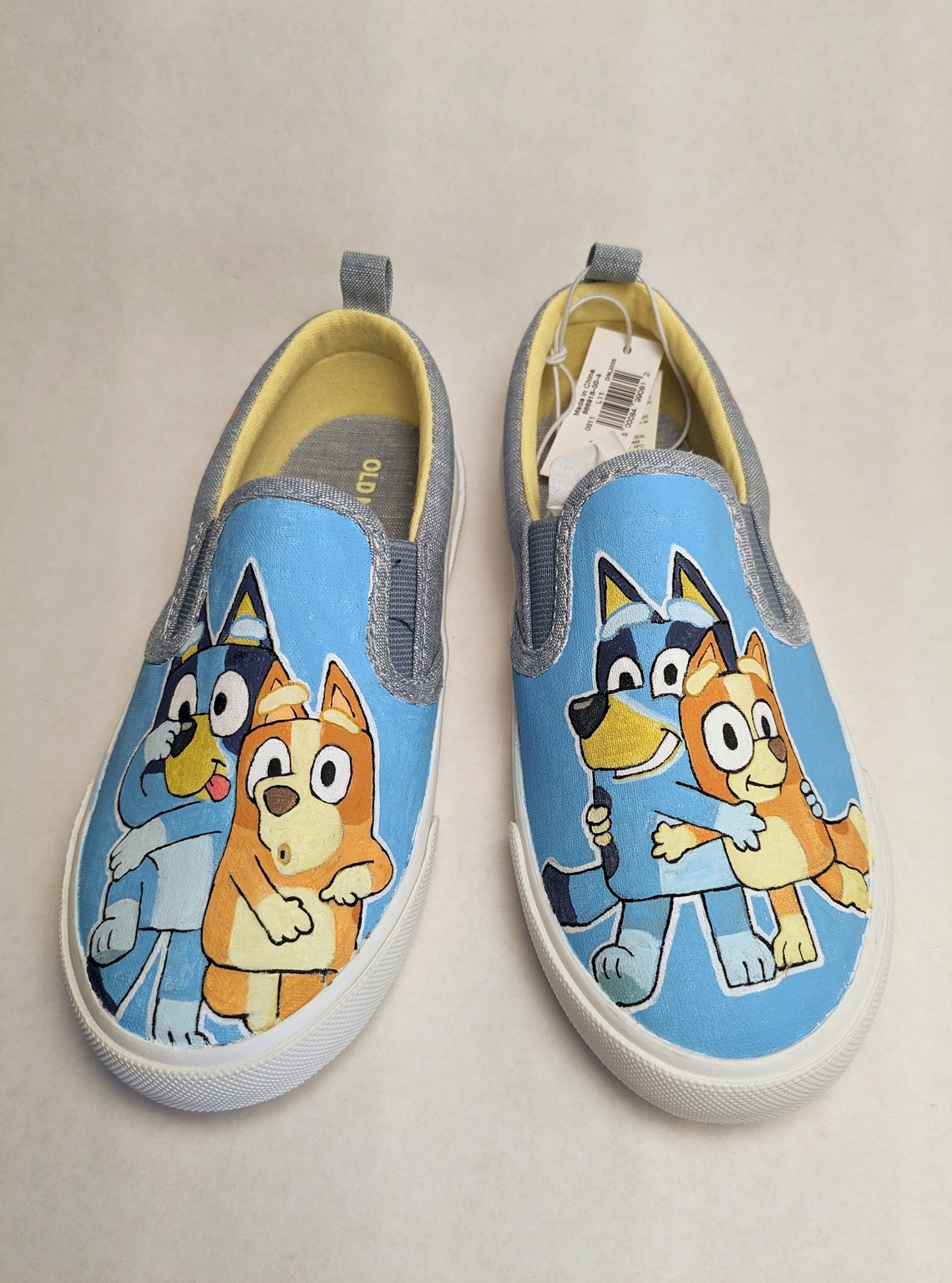 Bluey Inspired Hand Painted Shoes - Etsy