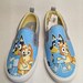 Bluey Inspired Hand Painted Shoes - Etsy