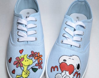 Bluey Inspired Hand Painted Shoes - Etsy
