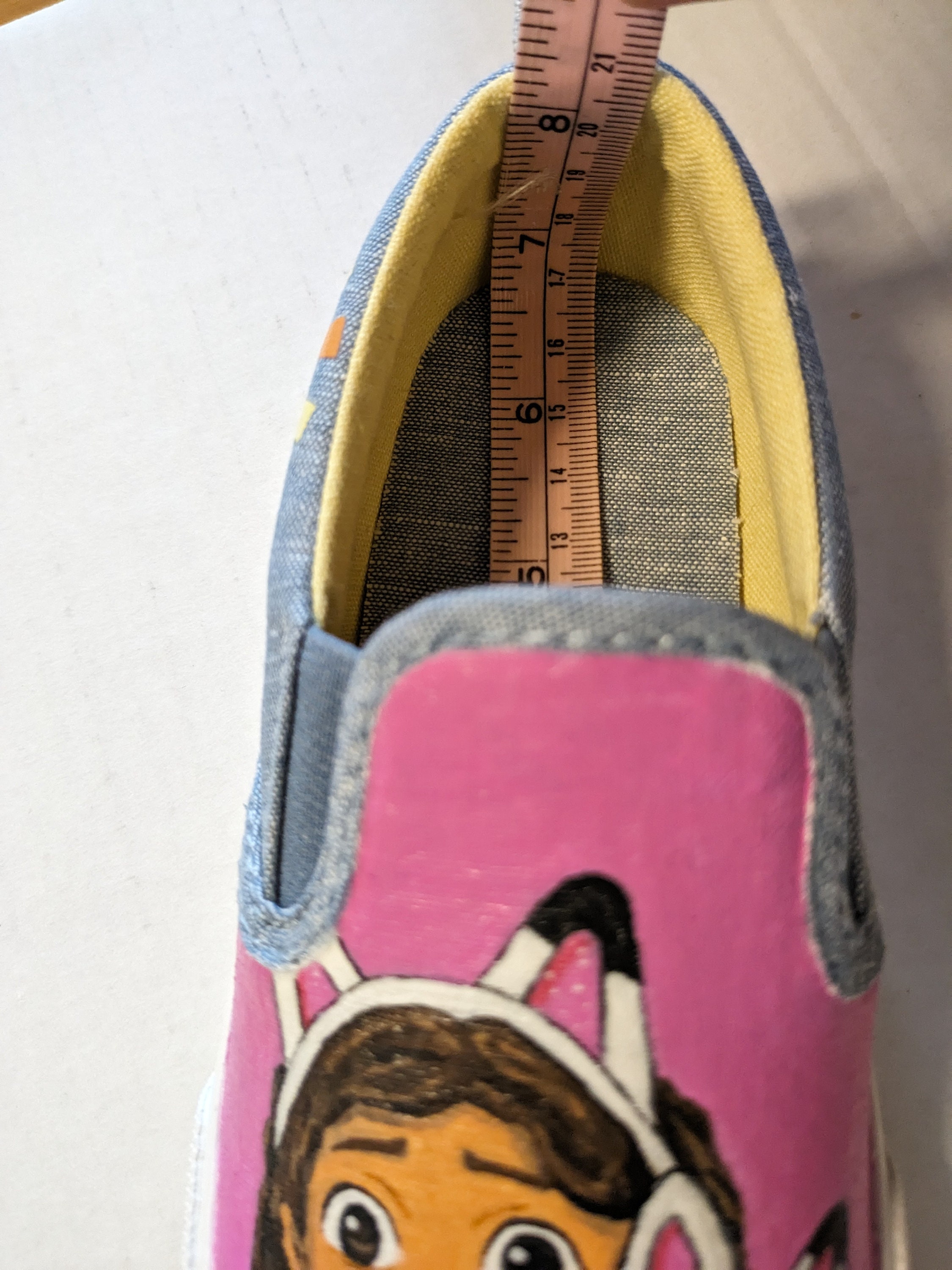 Hand Painted Gabby Dollhouse Toddler Size 9 Shoes - Etsy