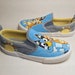 Bluey Inspired Hand Painted Shoes - Etsy