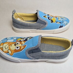 Bluey Inspired Hand Painted Shoes - Etsy