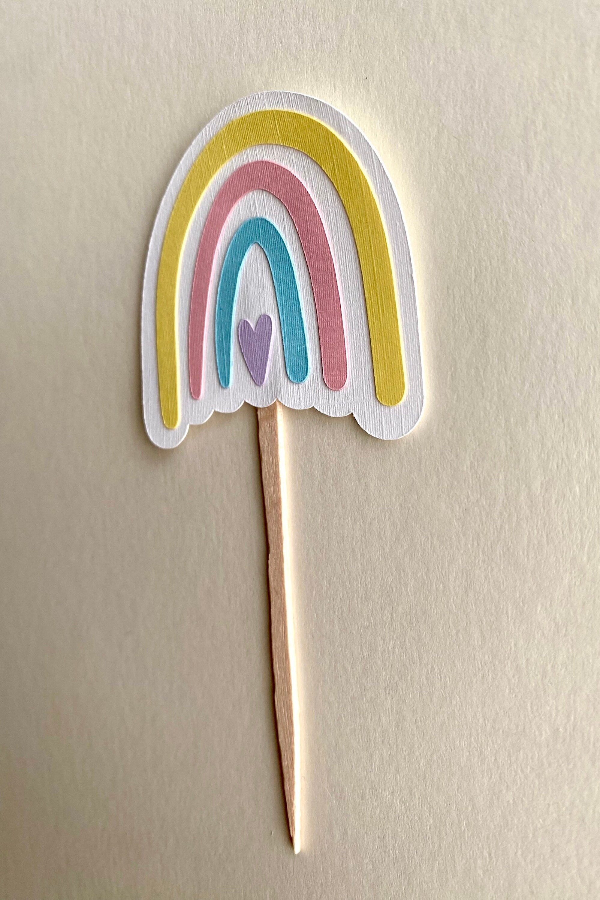Rainbow Cupcake Toppers, Birthday Cupcake Toppers, Party Toppers ...