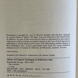 FIRST EDITION Vintage George Macdonald Novel: the Portent Illustration ...