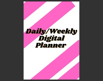 Daily/weekly Digital Planner Templates - Etsy