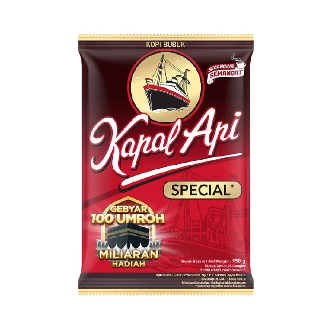 Kapal Api Special Ground Coffee: Original Indonesian Lokal Blend @150 ...