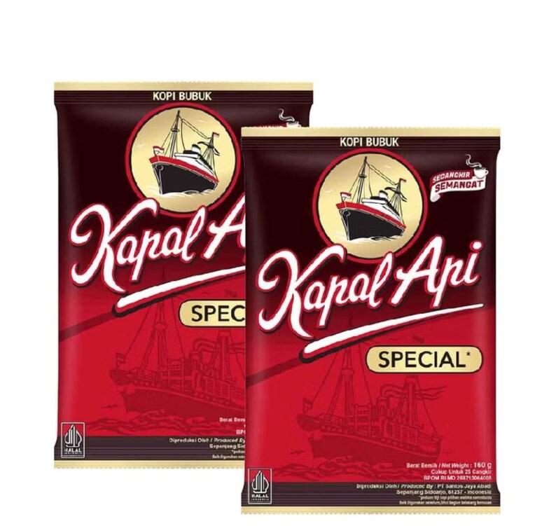 Kapal Api Special Ground Coffee: Original Indonesian Lokal Blend @150 ...