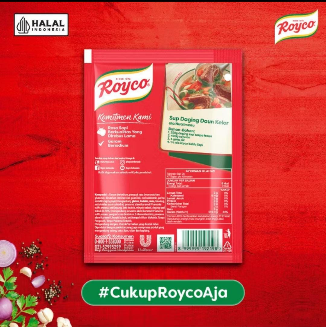 Royco Chicken and Beef Stock Seasoning, 220 Grams/pack - Etsy