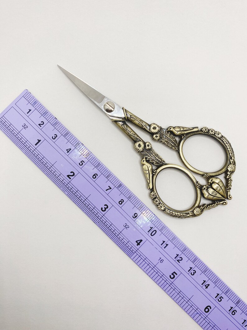 Bird Embroidery Scissors, Bird of Paradise, Sewing Scissors, Knitting ...