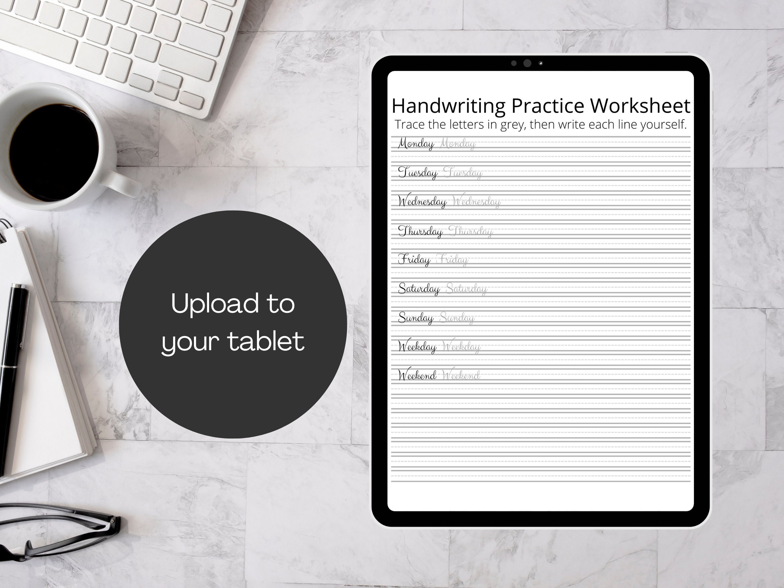 Printing/cursive Practice Sheets Bundle Handwriting Practice - Etsy