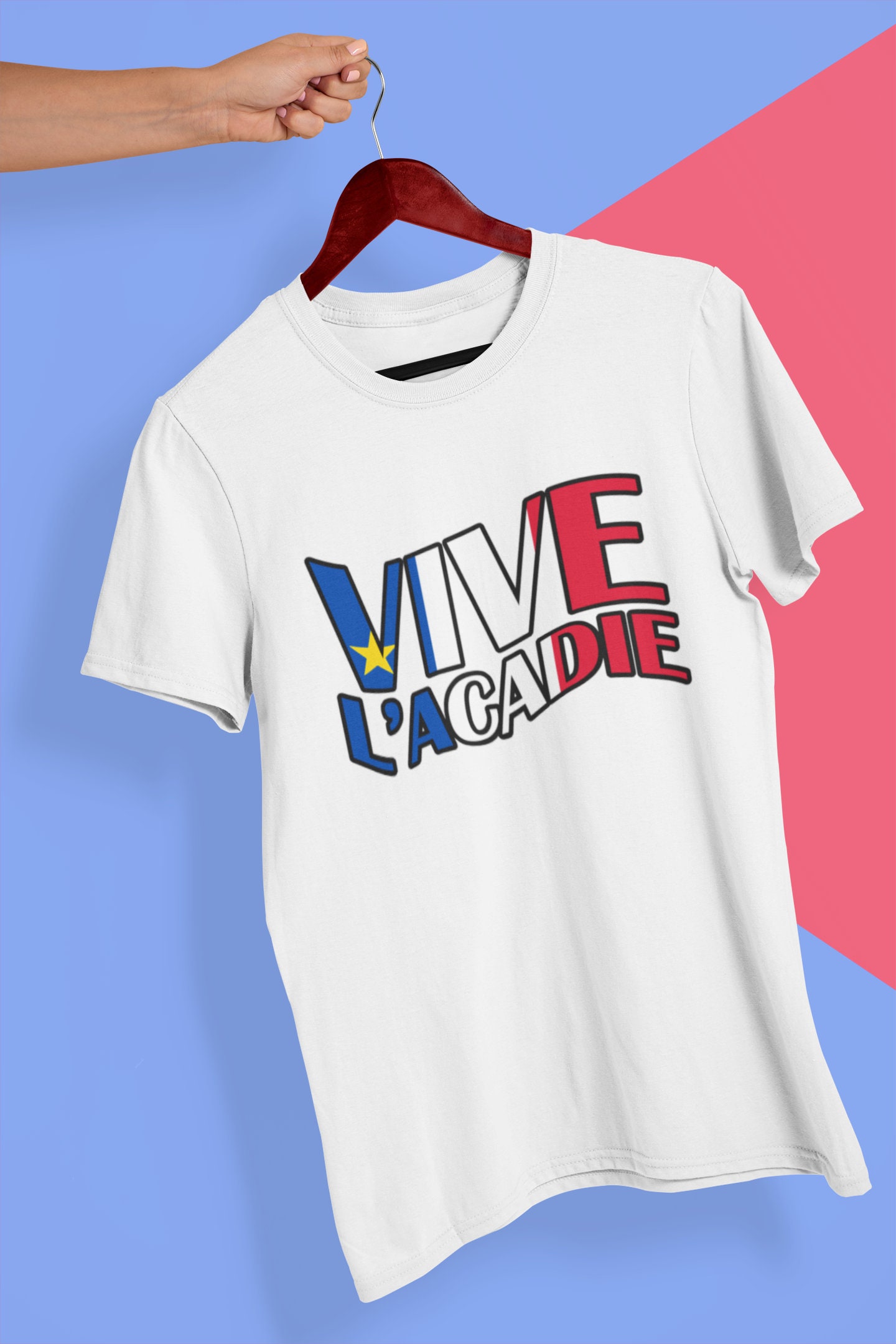 T-shirts Acadiens: VIVE L'ACADIE - Etsy