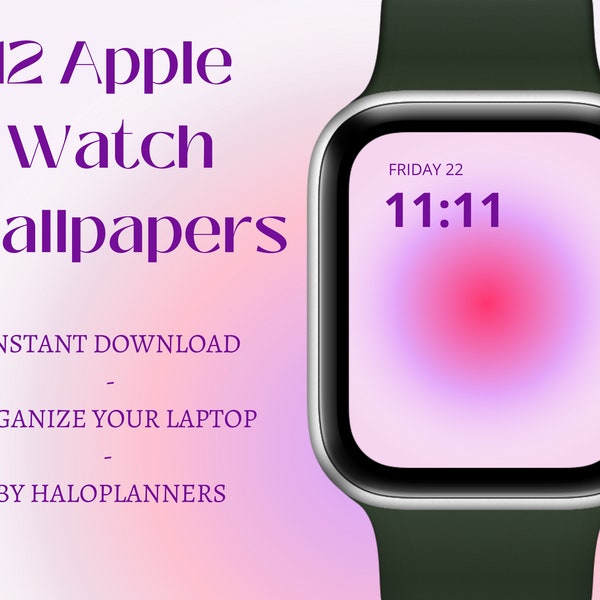 Apple Watch Wallpaper Template - Etsy