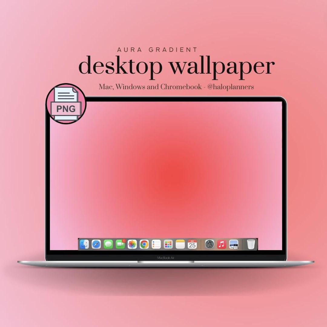 2 Gradient Aura Desktop Wallpaper | Cute Aesthetic Gradient Background ...