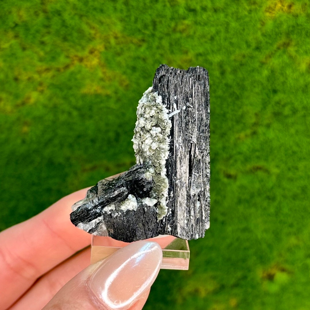 Black Tourmaline With Quartz and Feldspar From Erongo, Namibia - Etsy