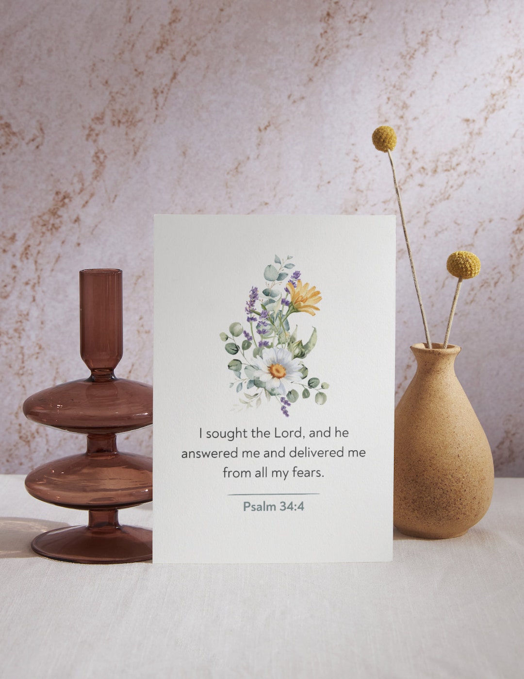 Floral Bible Verse Postcards | Scripture Postcards | Encouraging Bible ...