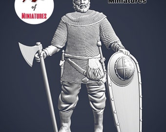 Medieval German Winged Helmet Crusader, Historical 1/72, 28mm, 32mm, 1/ ...