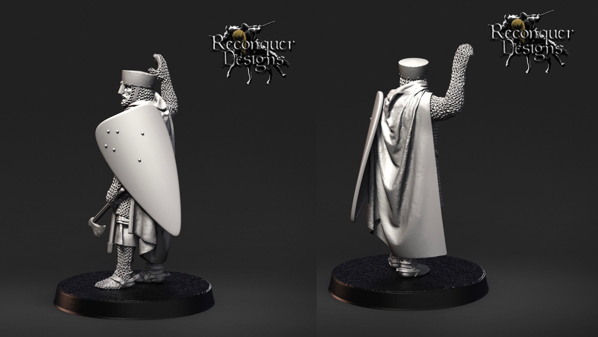 Medieval Count Arnaut Val, Crusader Command Foot Knight, Historical 1/ ...