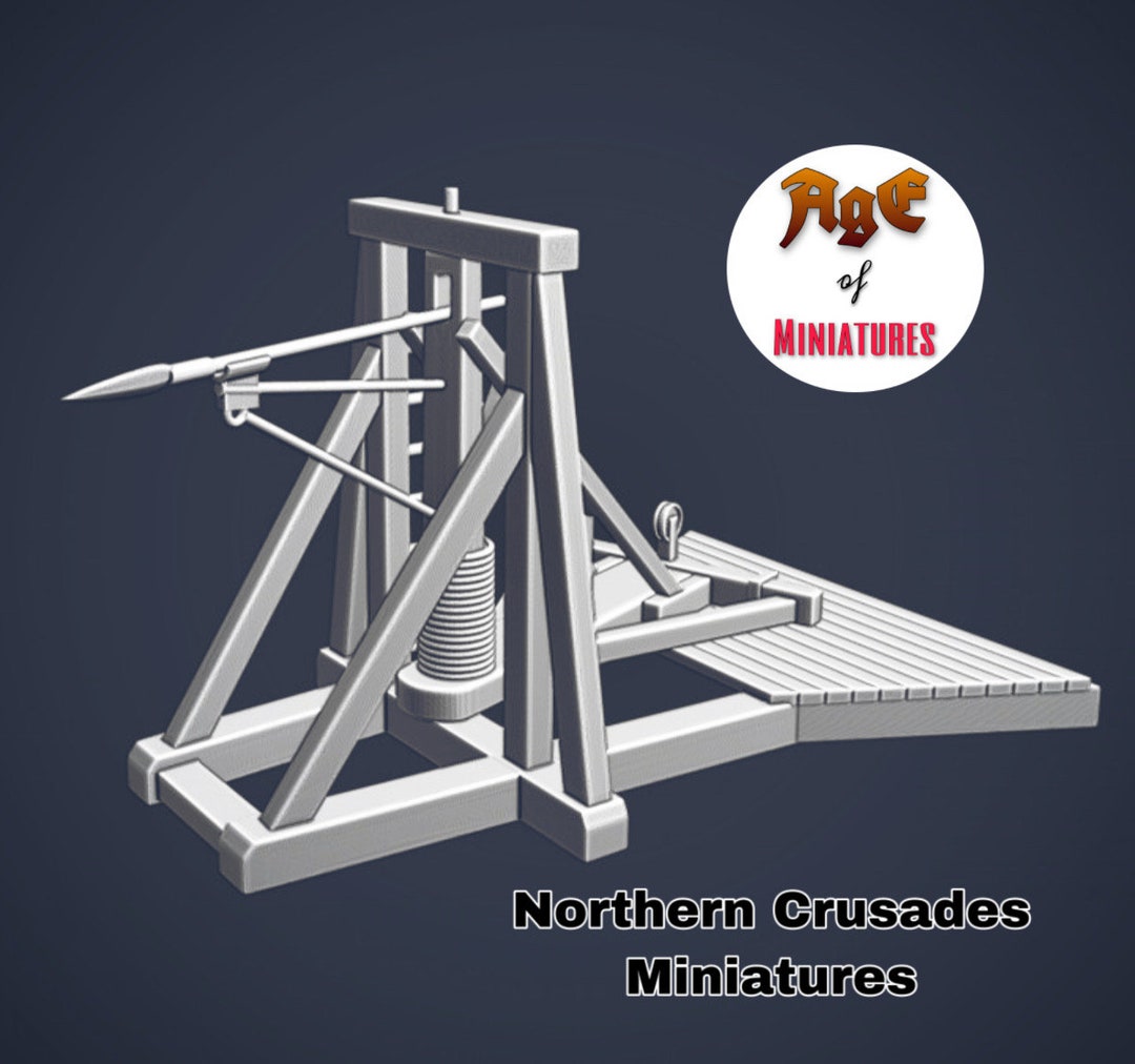 Medieval Arrow Thrower Siege Weapon, Diorama Historical 1/72, 28mm ...