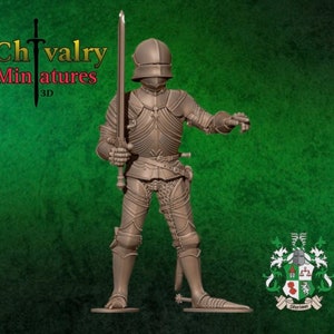 Medieval Emperor Maximillian, Gothic Armor Figure Historical 28mm, 32mm ...
