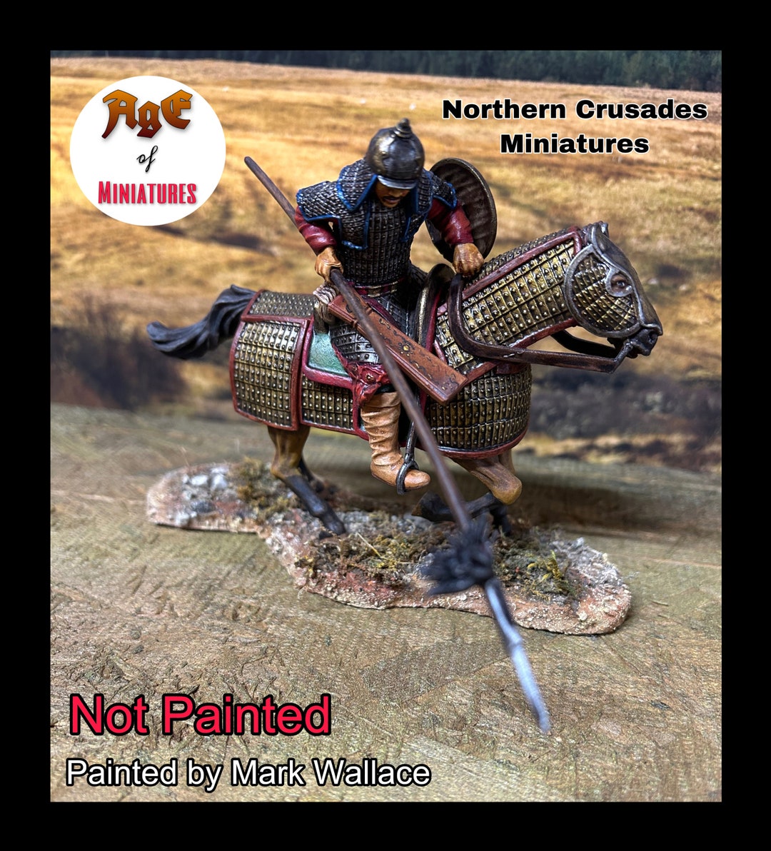 Medieval Mongol Mounted Lance, 1/72, 28mm, 32mm, 1/35, 54mm, 75mm ...
