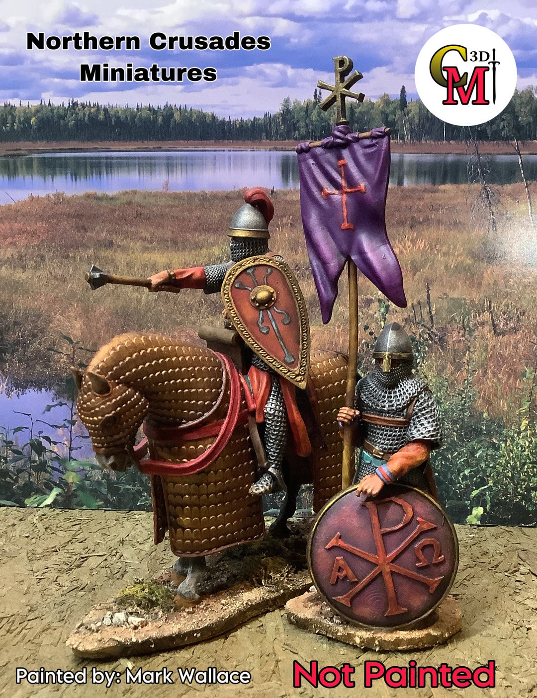 Medieval Byzantine Command Set, Resin 1/72, 28mm, 32mm, 1/35, 54mm ...