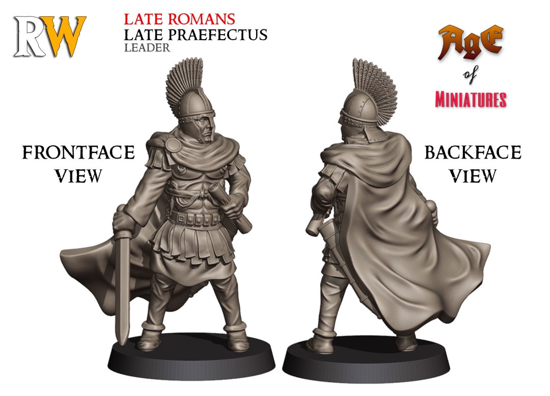 Late Roman Praefectus on Foot, Historical 1/72, 28mm, 32mm, 1/35, 54mm ...