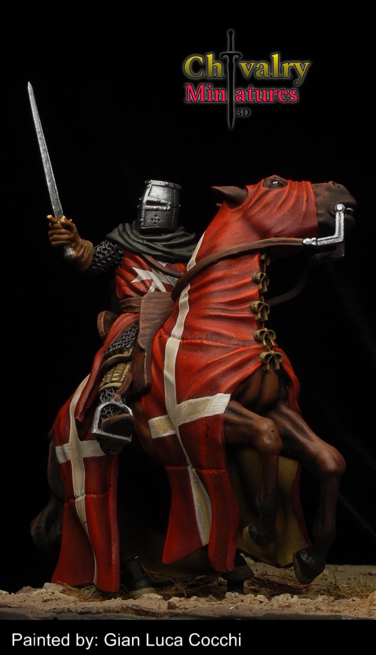 Knight of Saint, Sir John in the Holy Land, 1/72, 28mm, 32mm, 1/35 ...