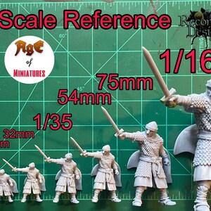 Medieval Infiltrator Knights, Historical 1/72, 28mm, 32mm, 1/35, 54mm ...