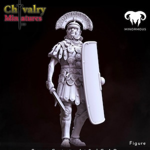 Roman Centurion, Ready Pose Figure Historical 1/35, 54mm, 60mm, 75mm ...