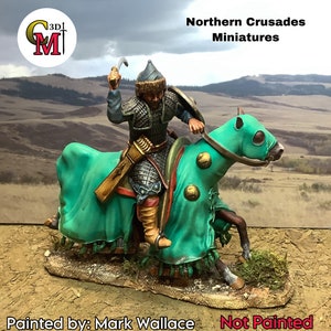 Medieval Mongol Mounted in Battle, 1/72, 28mm, 32mm, 1/35, 54mm, 75mm ...