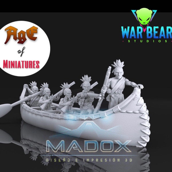 28mm Native American Miniatures - Etsy