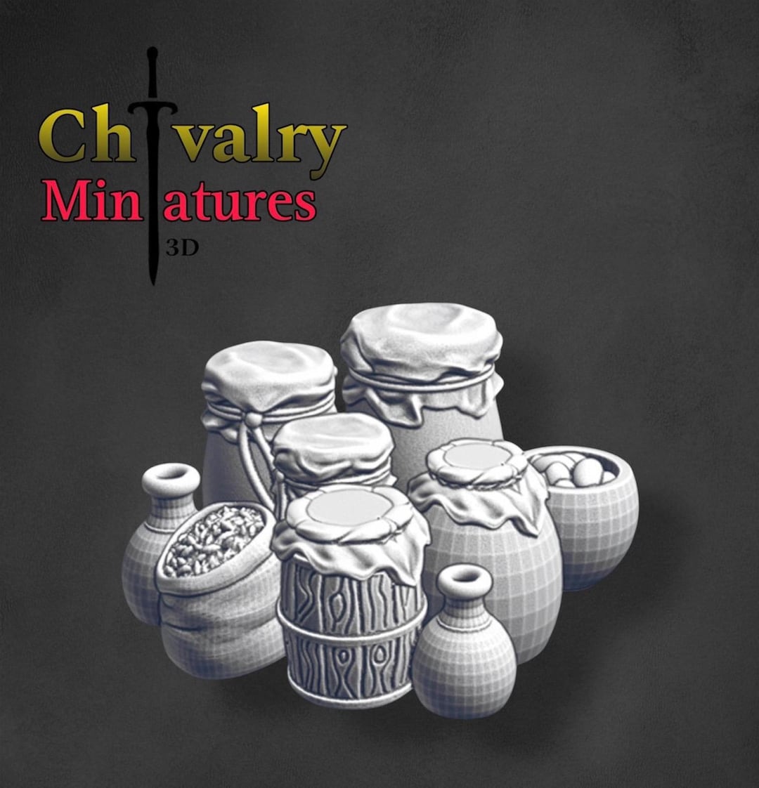 Medieval Market Food Storage Barrels, Historical 1/72, 28mm, 32mm, 1/35 ...