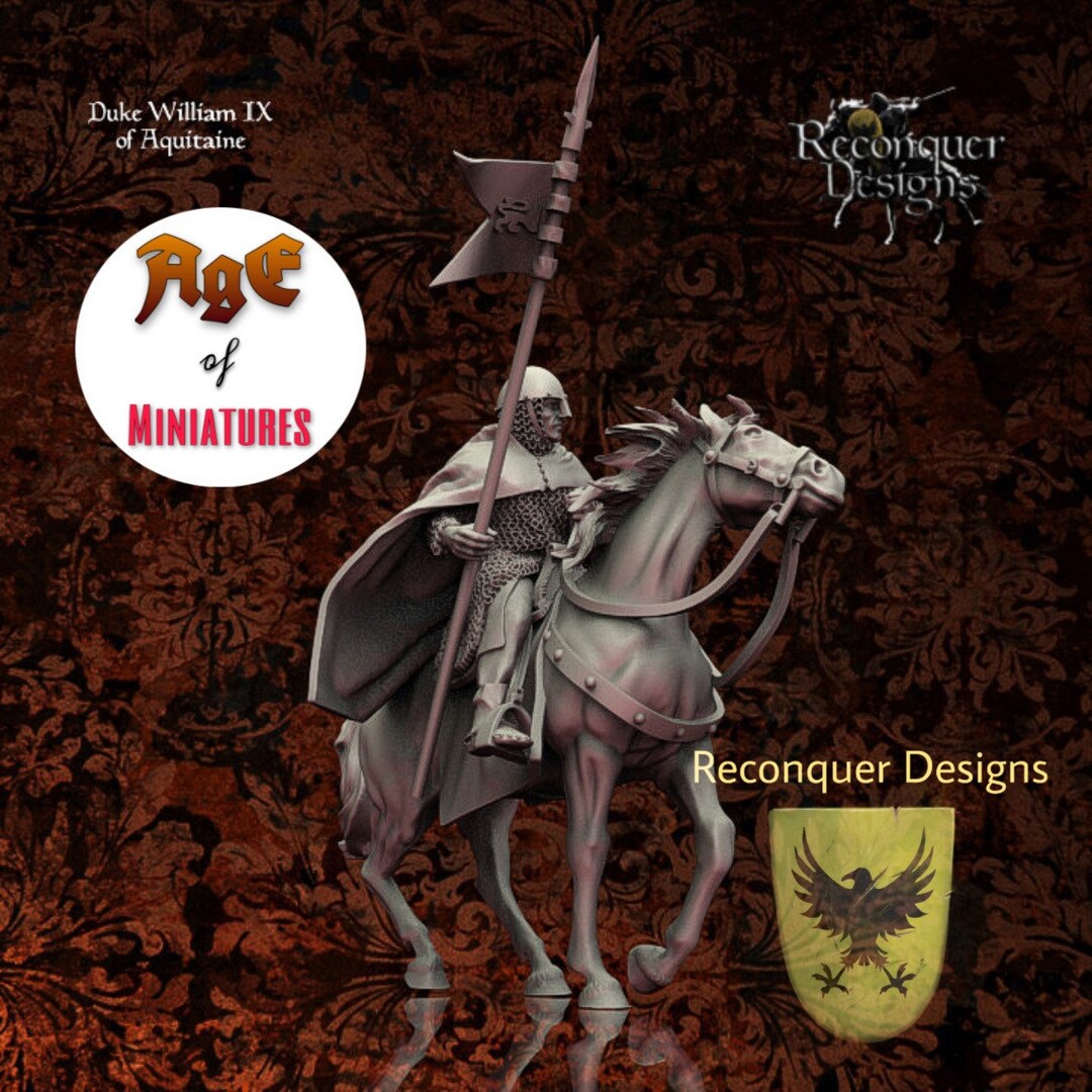 Medieval Duke William 9th Resin 1/72 28mm 32mm 1/35th - Etsy