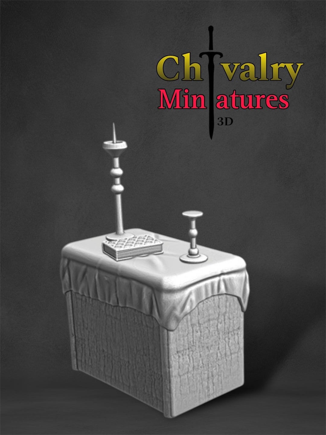 Medieval Religious Altar, Historical 1/72, 28mm, 32mm, 1/35, 54mm, 75mm ...