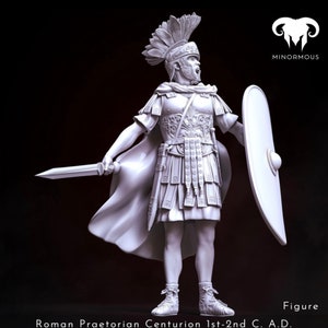 Roman Praetorian Centurion, Fight Pose Figure Historical 1/35, 54mm ...