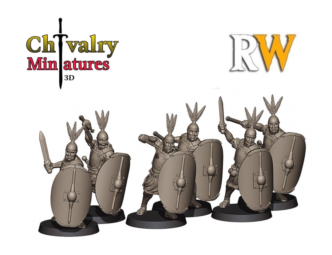 Roman Hastati Heavy Infantry, Historical 1/72, 28mm, 32mm, 1/35, 54mm ...