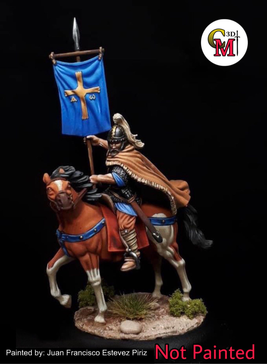Medieval Visigoth Banner Mounted 1/72, 28mm, 32mm, 1/35, 54mm, 75mm ...