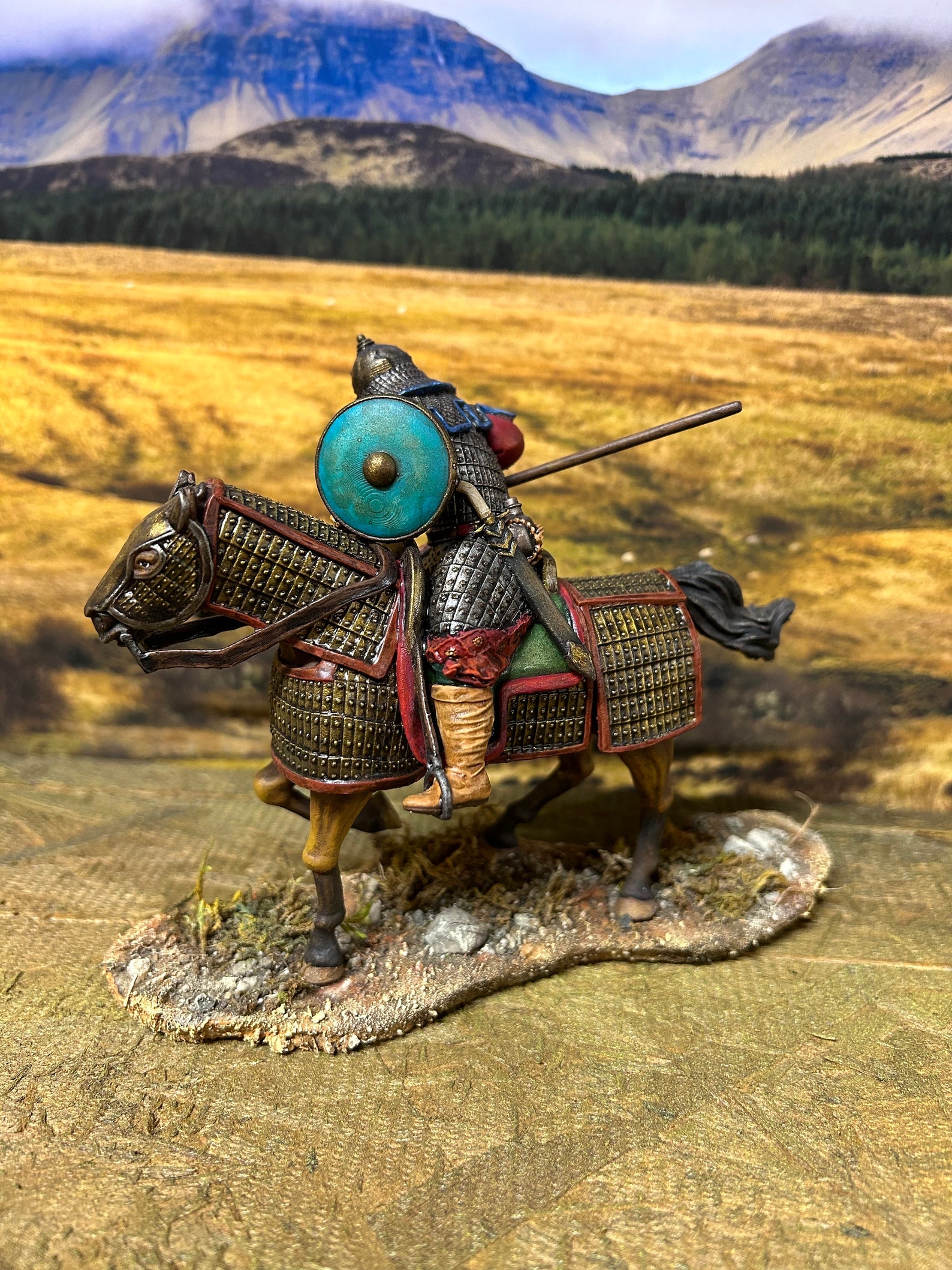 Medieval Mongol Mounted Lance, 1/72, 28mm, 32mm, 1/35, 54mm, 75mm ...