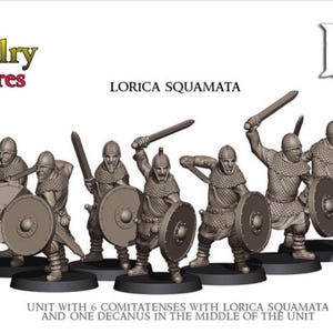 Late Roman Comitatenses (lorica Squamata) Heavy Infantry, Historical 1/ ...