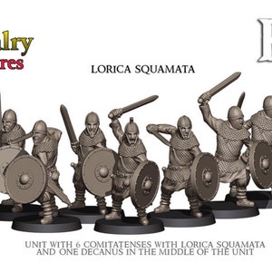 Late Roman Comitatenses (lorica Squamata) Heavy Infantry, Historical 1/ ...